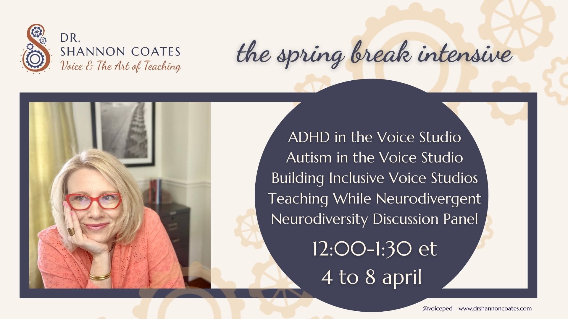 The Spring Break Intensive w Dr Shannon Coates & Guests